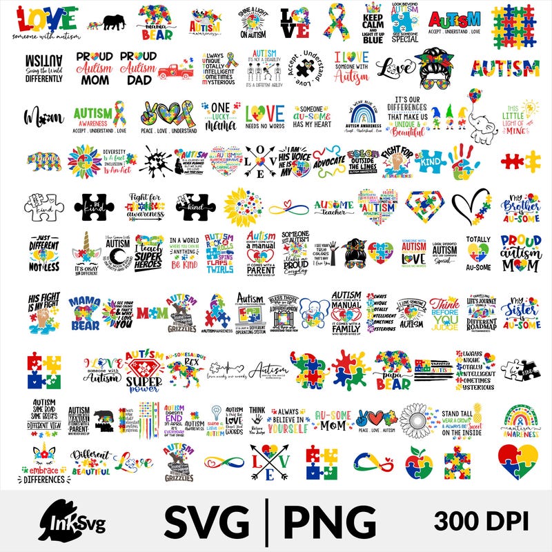 Autism Sticker - Etsy UK