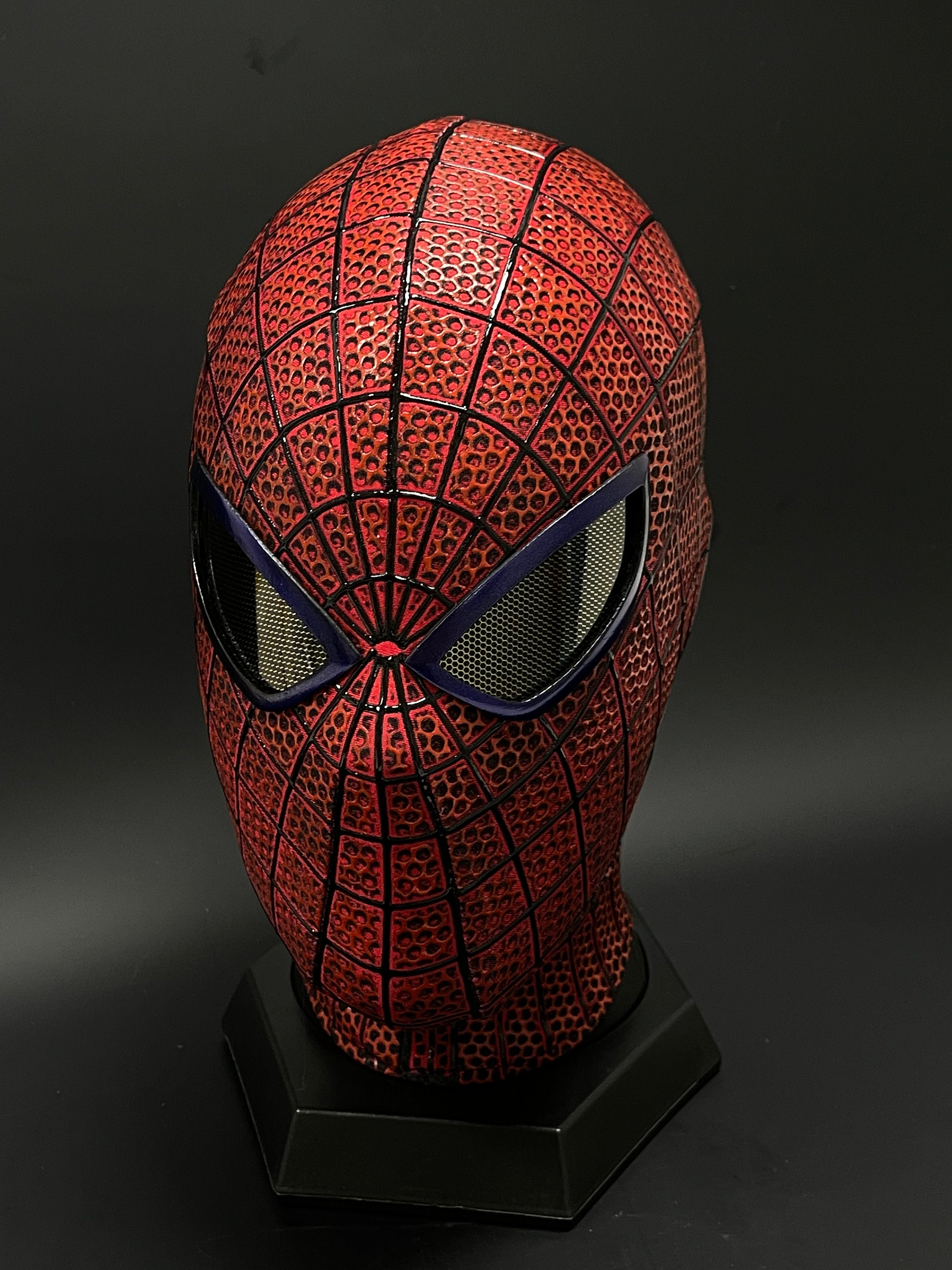 Amazing Spiderman Mask,Amazing Spiderman 1 Cosplay Mask with Faceshell ...