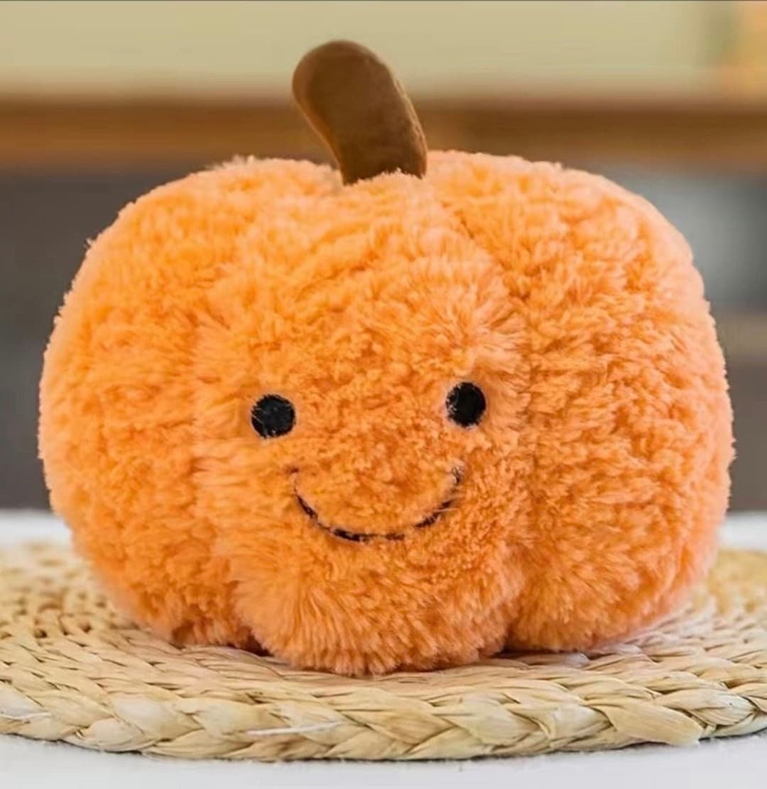Halloween Pumpkin Stuffed Toy / Decor - Etsy UK