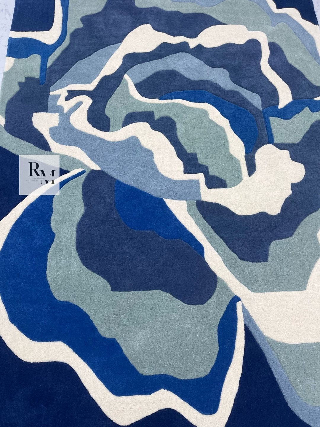 Ocean Rug, Tufted Rug, Modern Bathroom Rug, Anime Rug, Living Room Rug ...