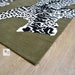 Hand Tufted Rug Leopard Rug Climbing Tiger Rug Handmade Carpet Area Rug ...