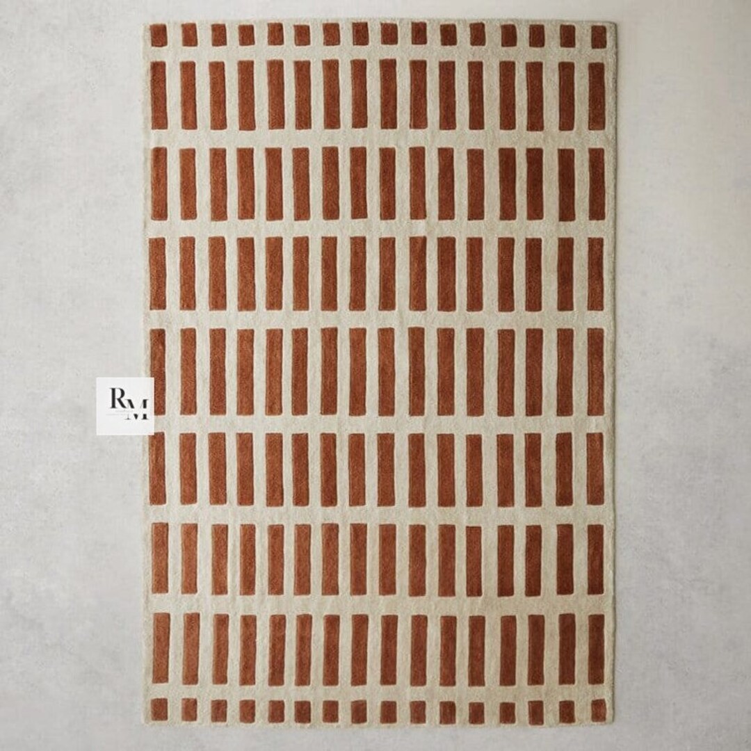 Bespoke Luxe and Chic High Low Pile Hand Tufted Rug Abstract Modern Rug ...