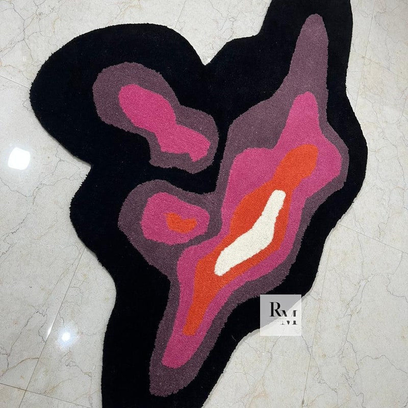 Irregular Shaped Rug - Etsy