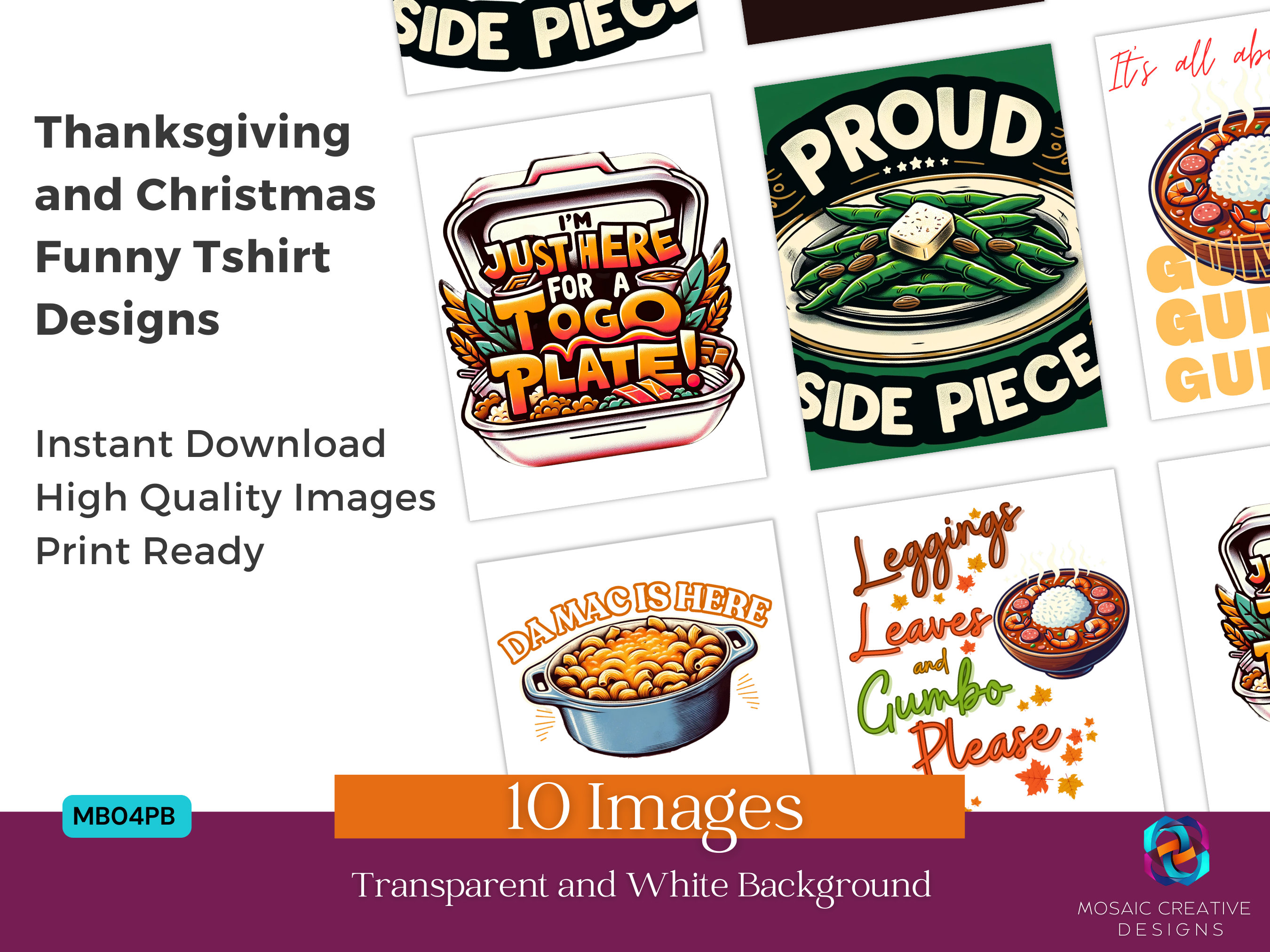 5 Holiday T-shirt PNG Designs Bundle | Thanksgiving | Christmas |high ...