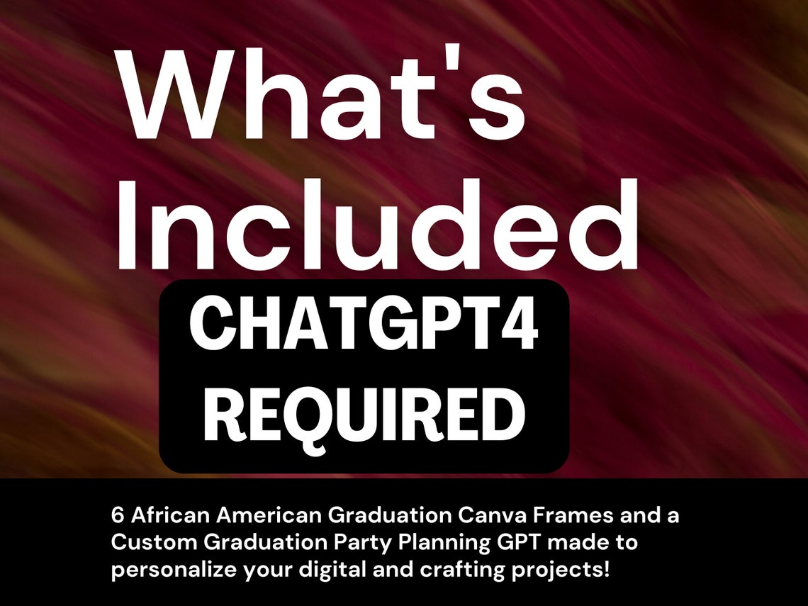 Graduate Canva Frames + Custom GPT | Party Planning, Thank You Cards ...