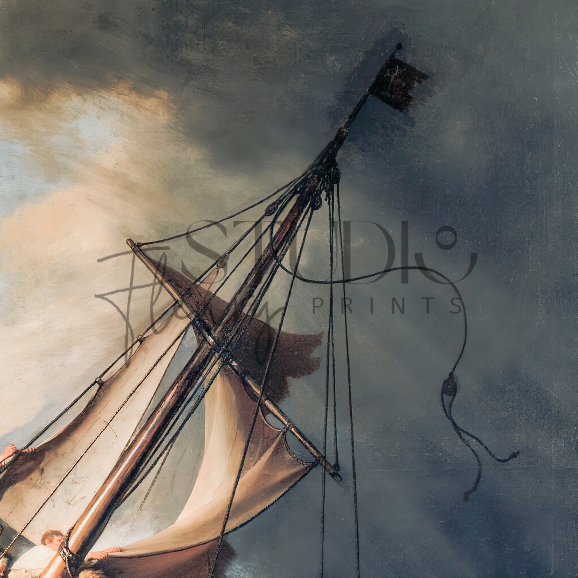 Christ in the Storm Christian Art Printable Jesus Christ Calming the ...