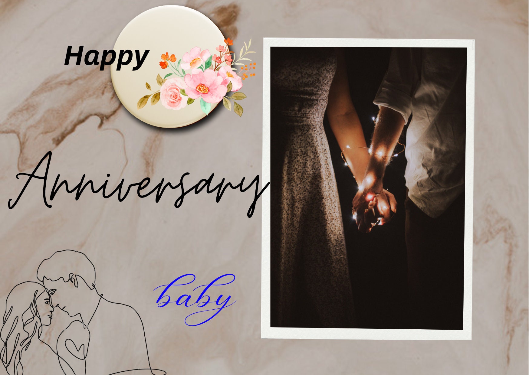 Happy Anniversary Card Printable Digital Anniversary - Etsy