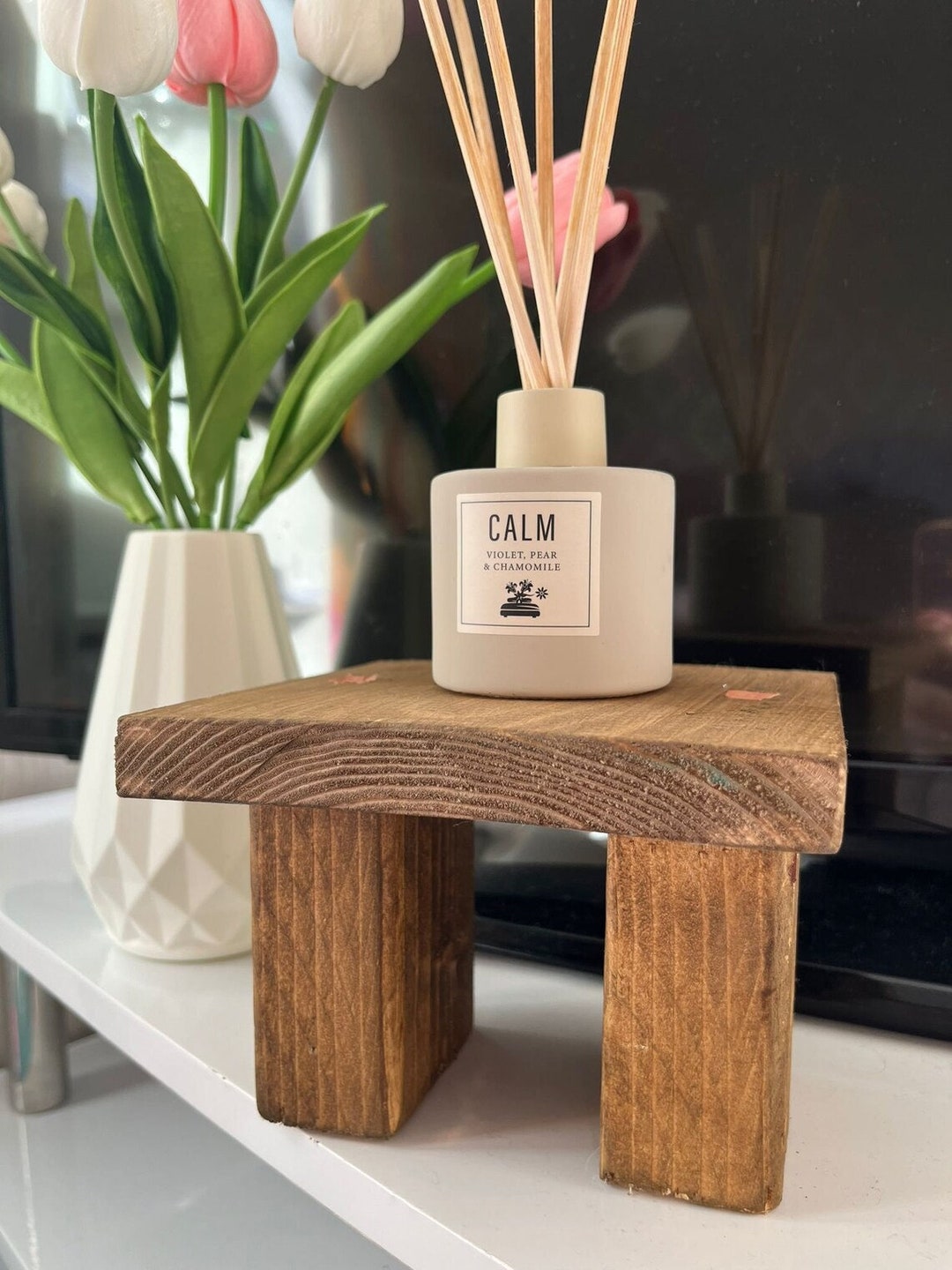 Desk Little Shelf Decoration for Living Space Display Shelf Free-stand ...