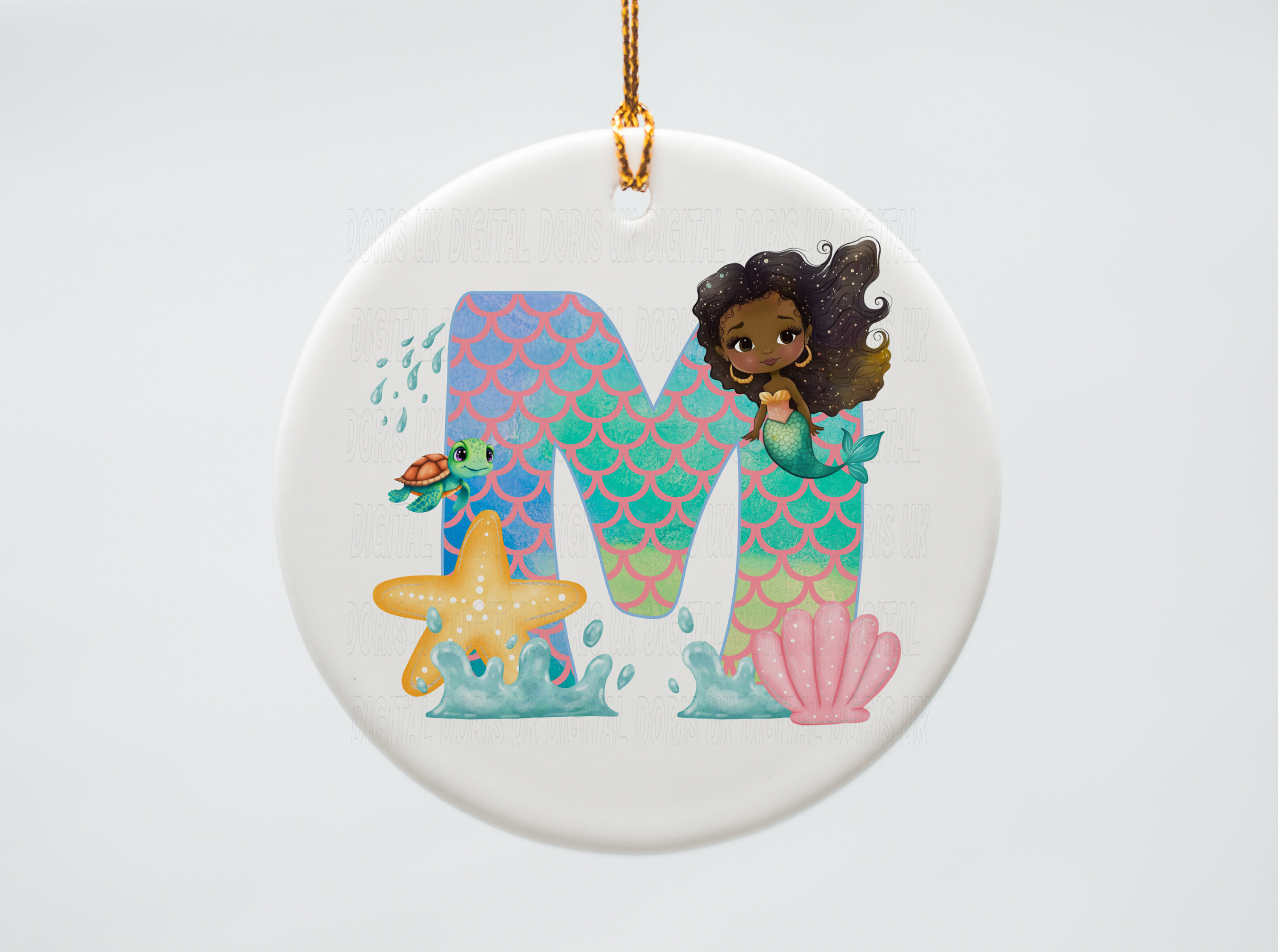 Mermaid Under the Sea Alphabet Set Digital Download 26 Pngs - Etsy