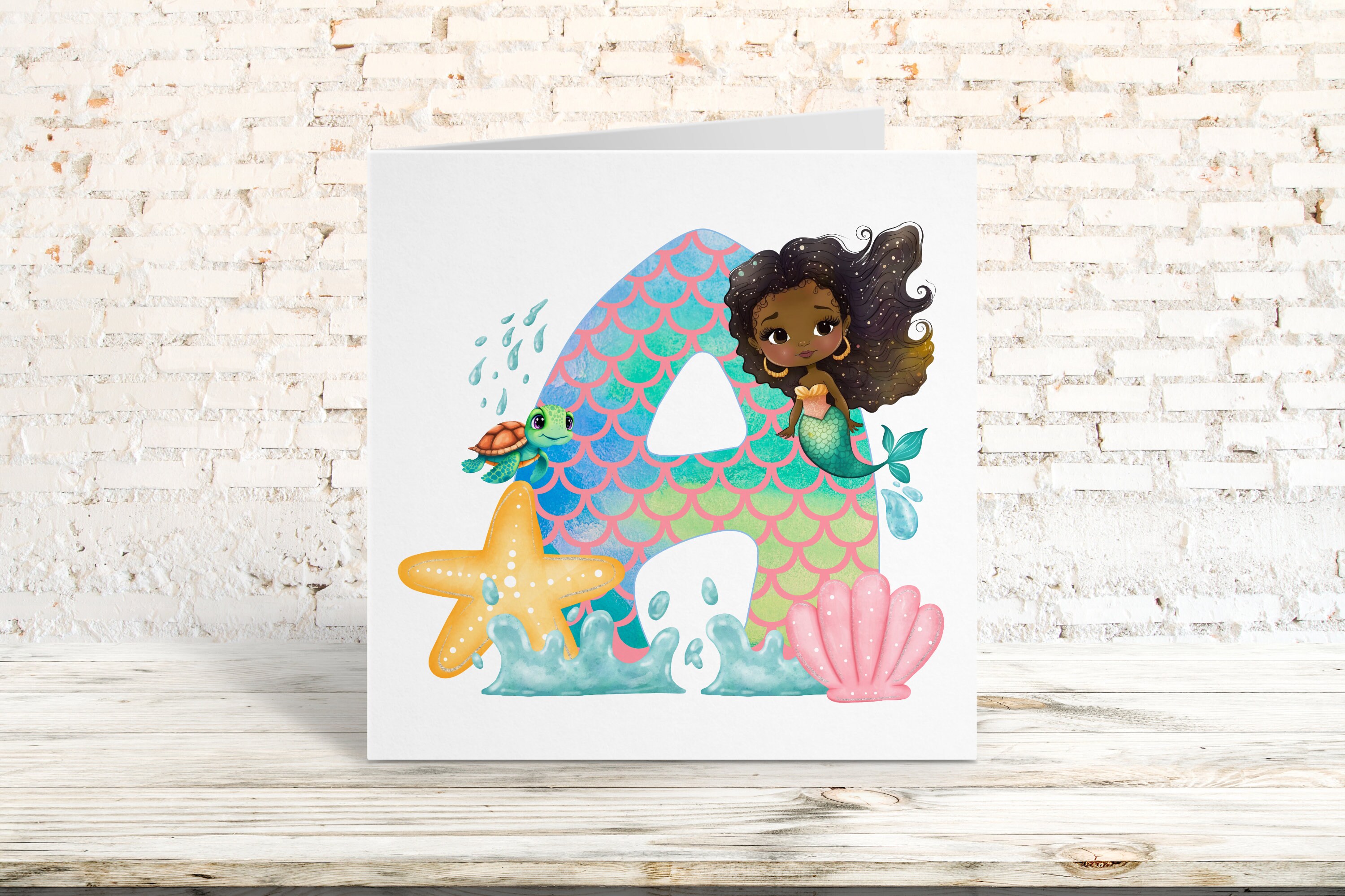 Mermaid Under the Sea Alphabet Set Digital Download 26 Pngs - Etsy
