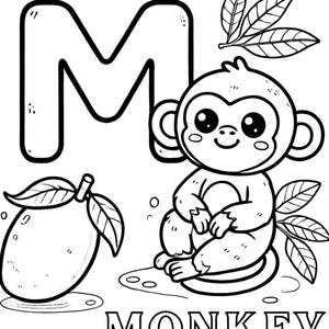 Alphabet Coloring Pages for Kids Fun & Educational Preschool ...