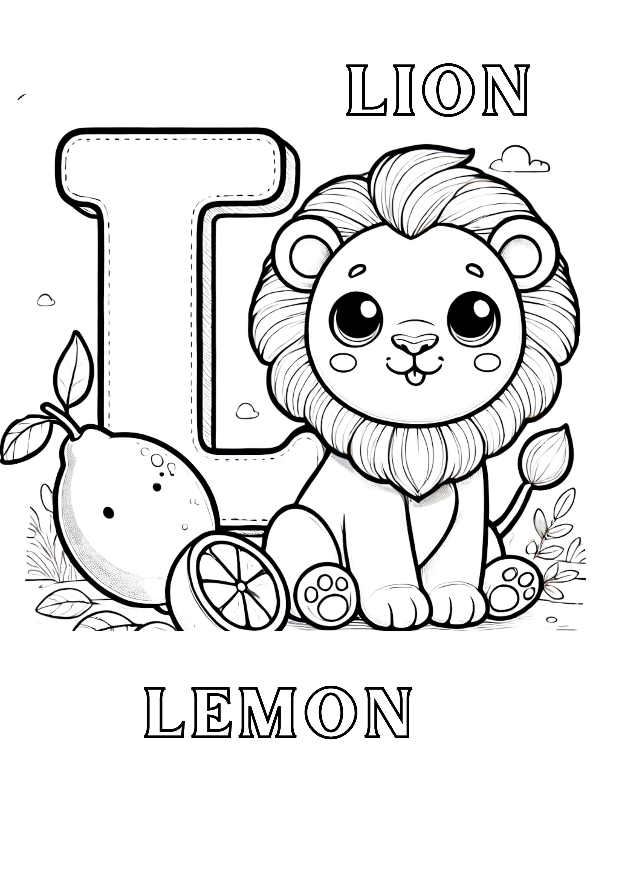 Alphabet Coloring Pages for Kids Fun & Educational Preschool ...