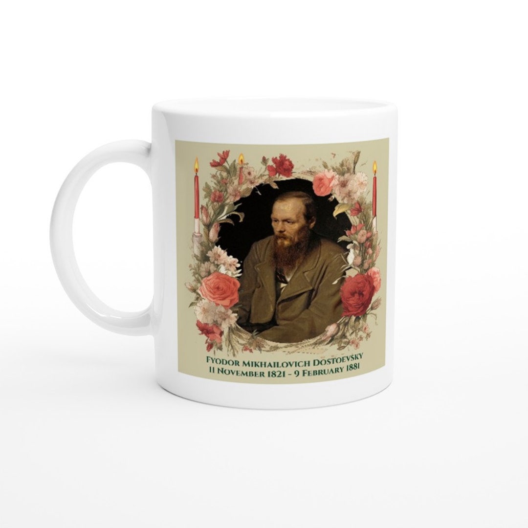 Dostoevsky Themed Mug With a Vintage Birthday Design Gifts for ...