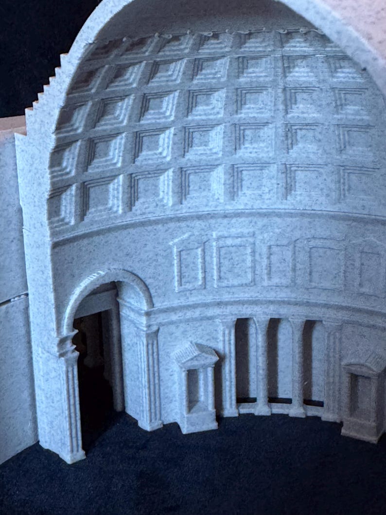 Exquisite 3D Printed Model of the Pantheon in Rome - Etsy