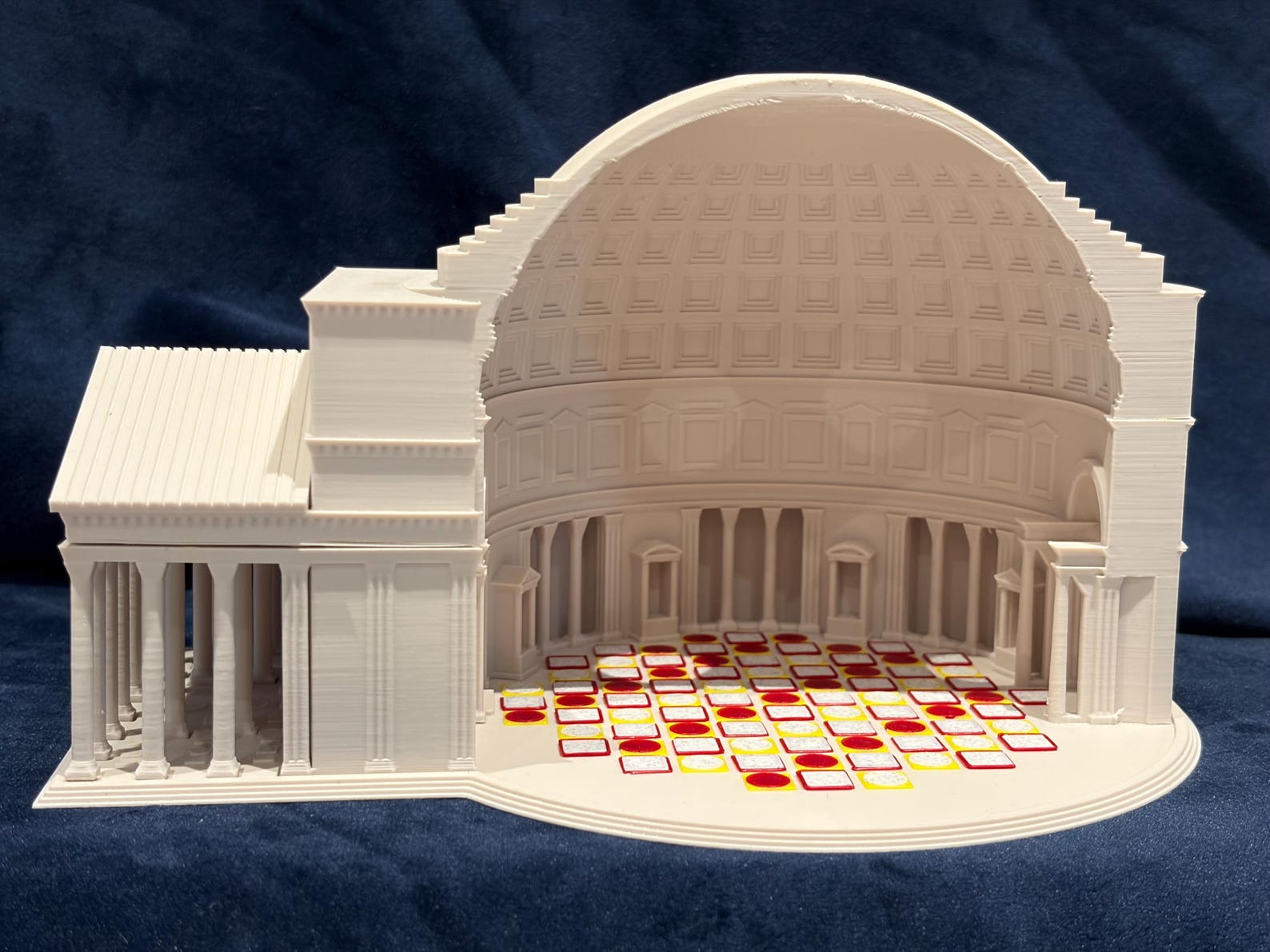 Exquisite 3D Printed Model of the Pantheon in Rome. Exclusive Version ...