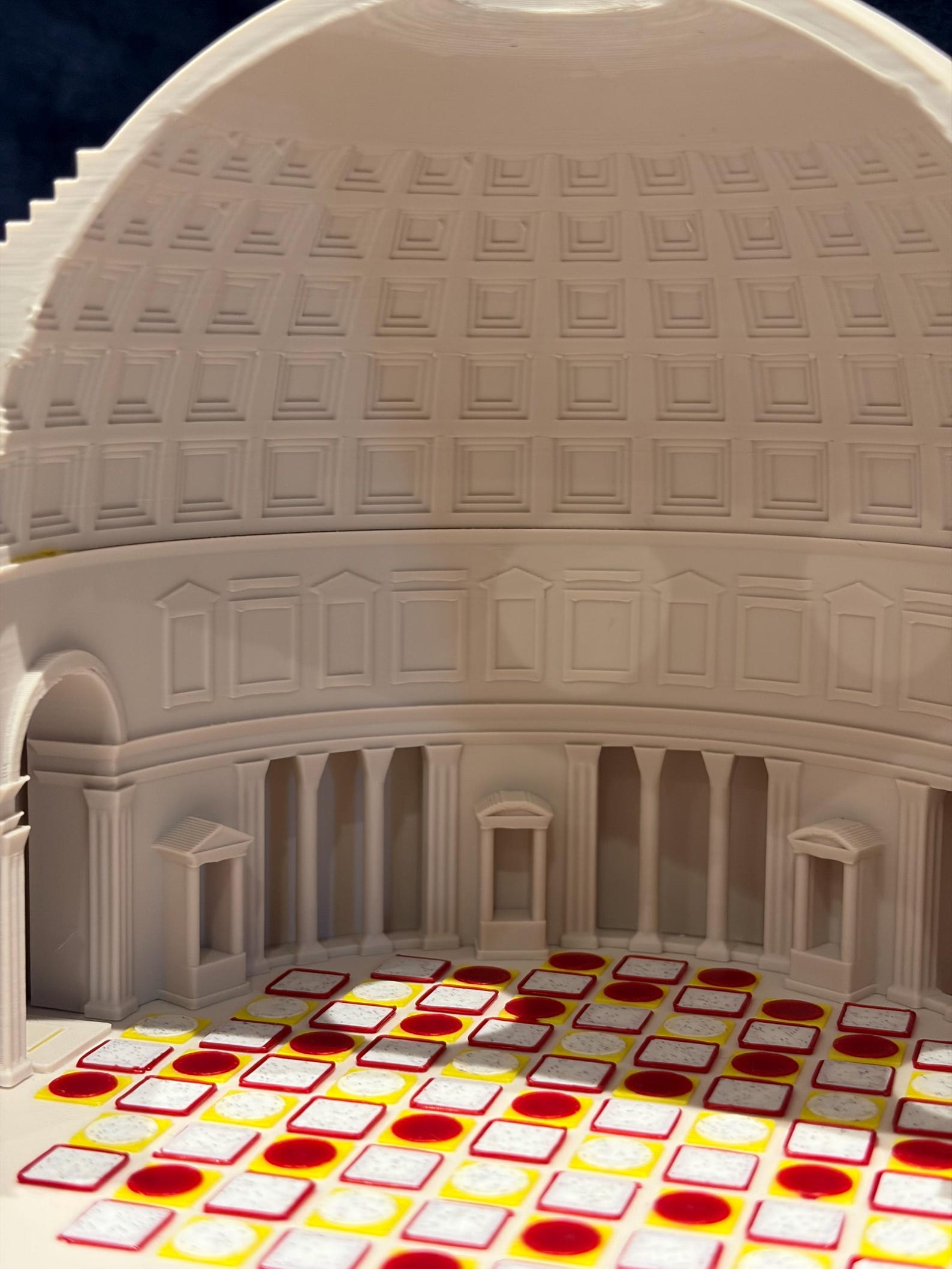 Exquisite 3D Printed Model of the Pantheon in Rome. Exclusive Version ...