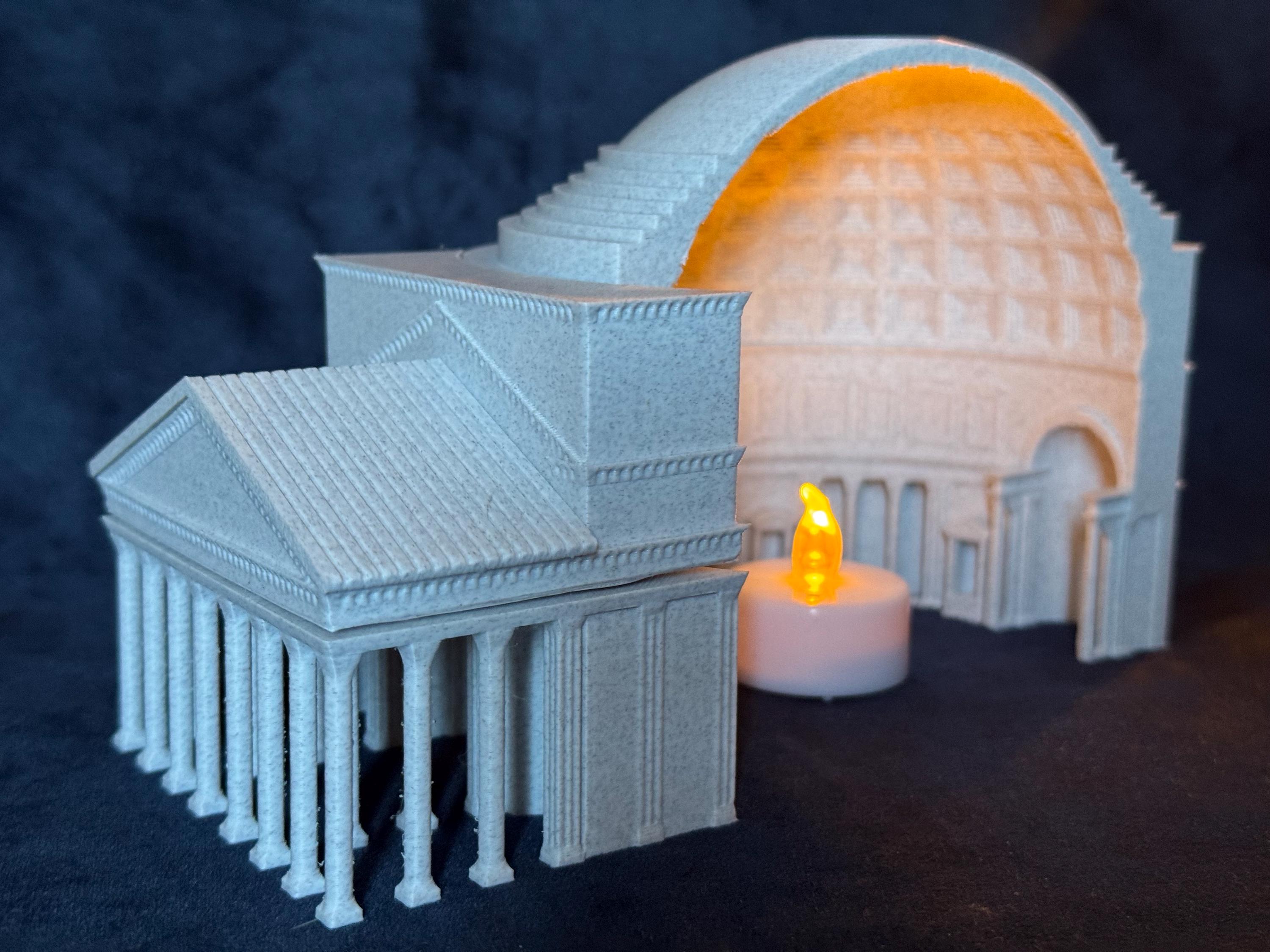 Exquisite 3D Printed Model of the Pantheon in Rome - Etsy