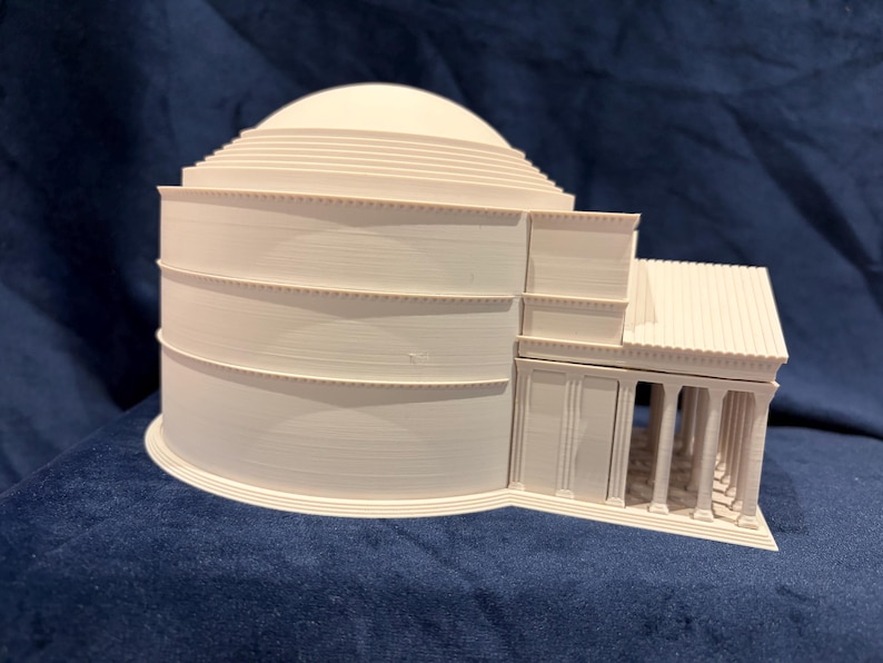 Exquisite 3D Printed Model of the Pantheon in Rome. Exclusive Version ...