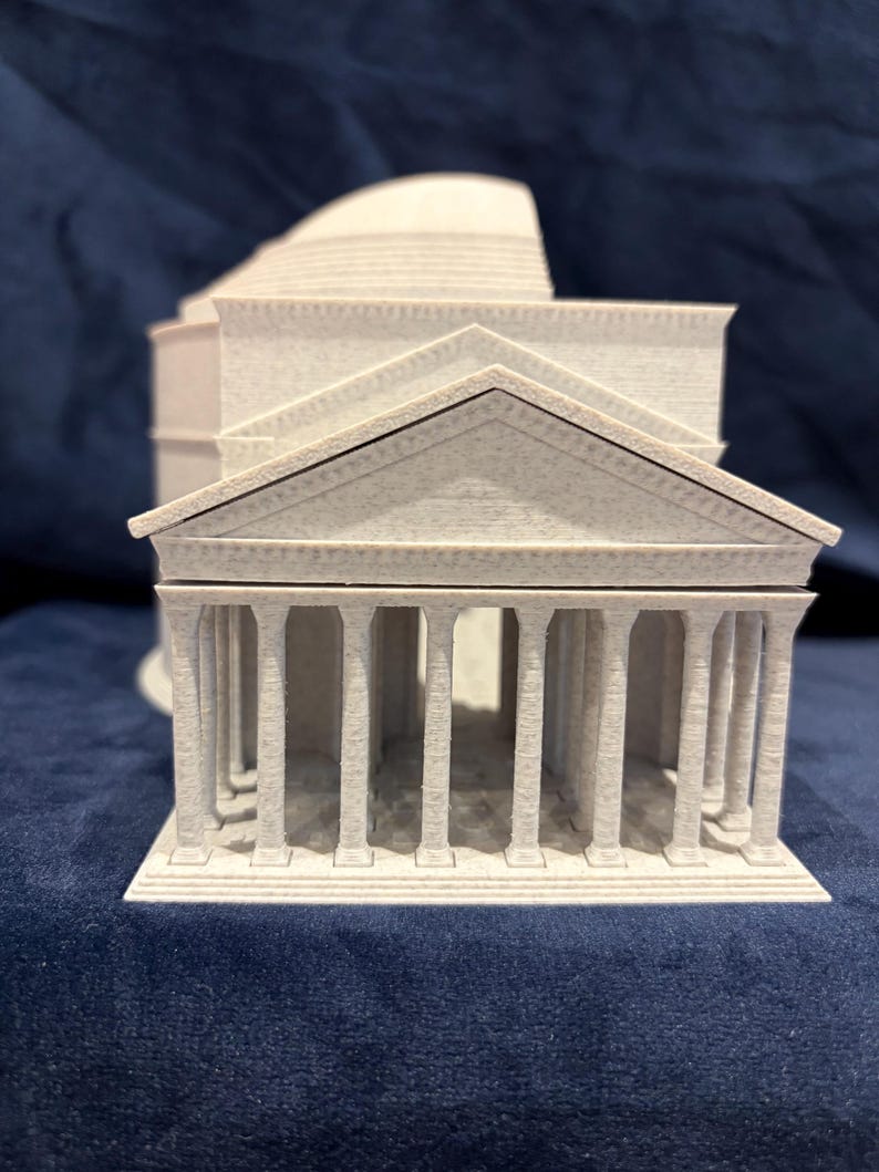 Exquisite Model of the Pantheon in Rome Mounted on Base - Etsy