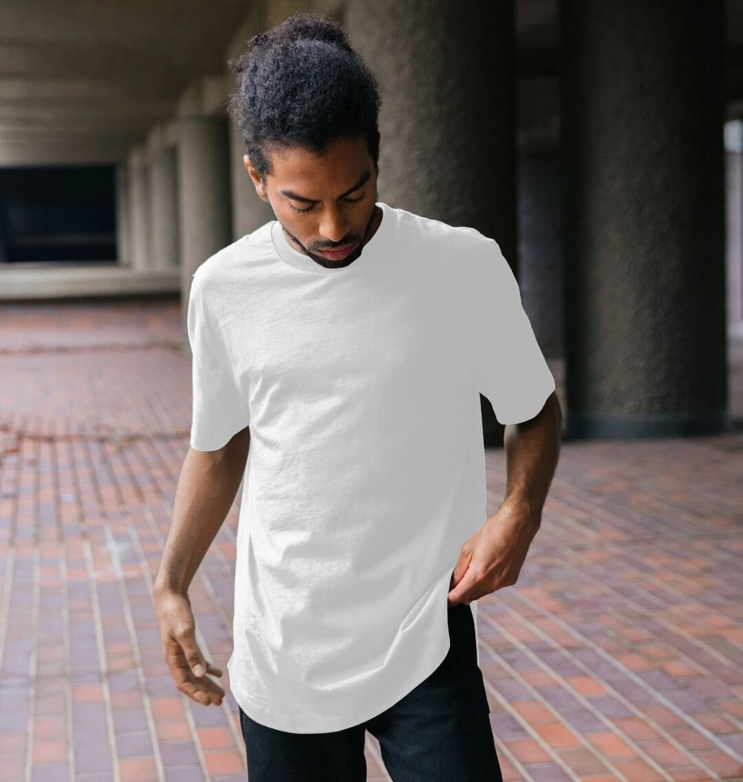 Men's SIMPLE Longline T-shirt - Etsy