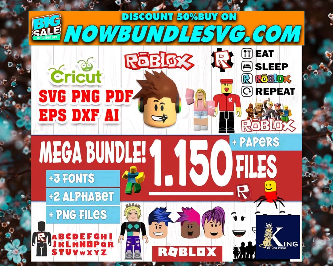 1150 Files Roblox Svg Bundle Roblox Svg file Cut Digital - Etsy