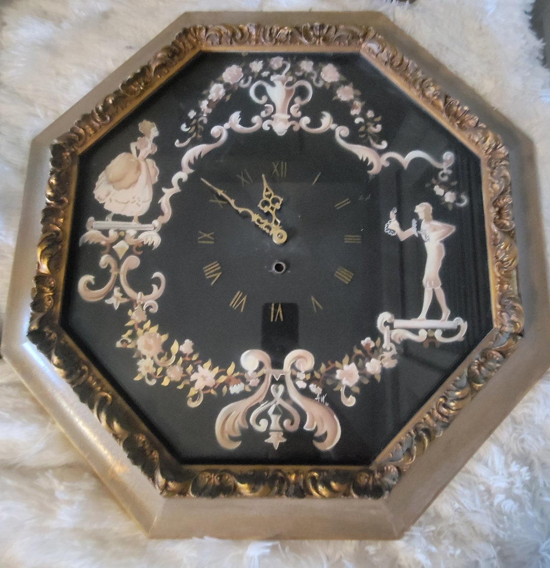 Vintage Rensie German Wall Clock - Etsy