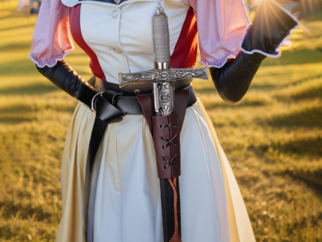 Medieval Knight Belt Holster Retro Wide Belt Cosplay - Etsy
