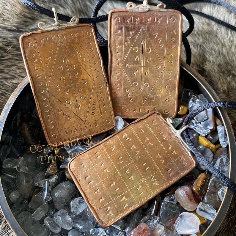 Magical Solomonic Wealth Attraction Spell Talisman King Taweez Yantra ...