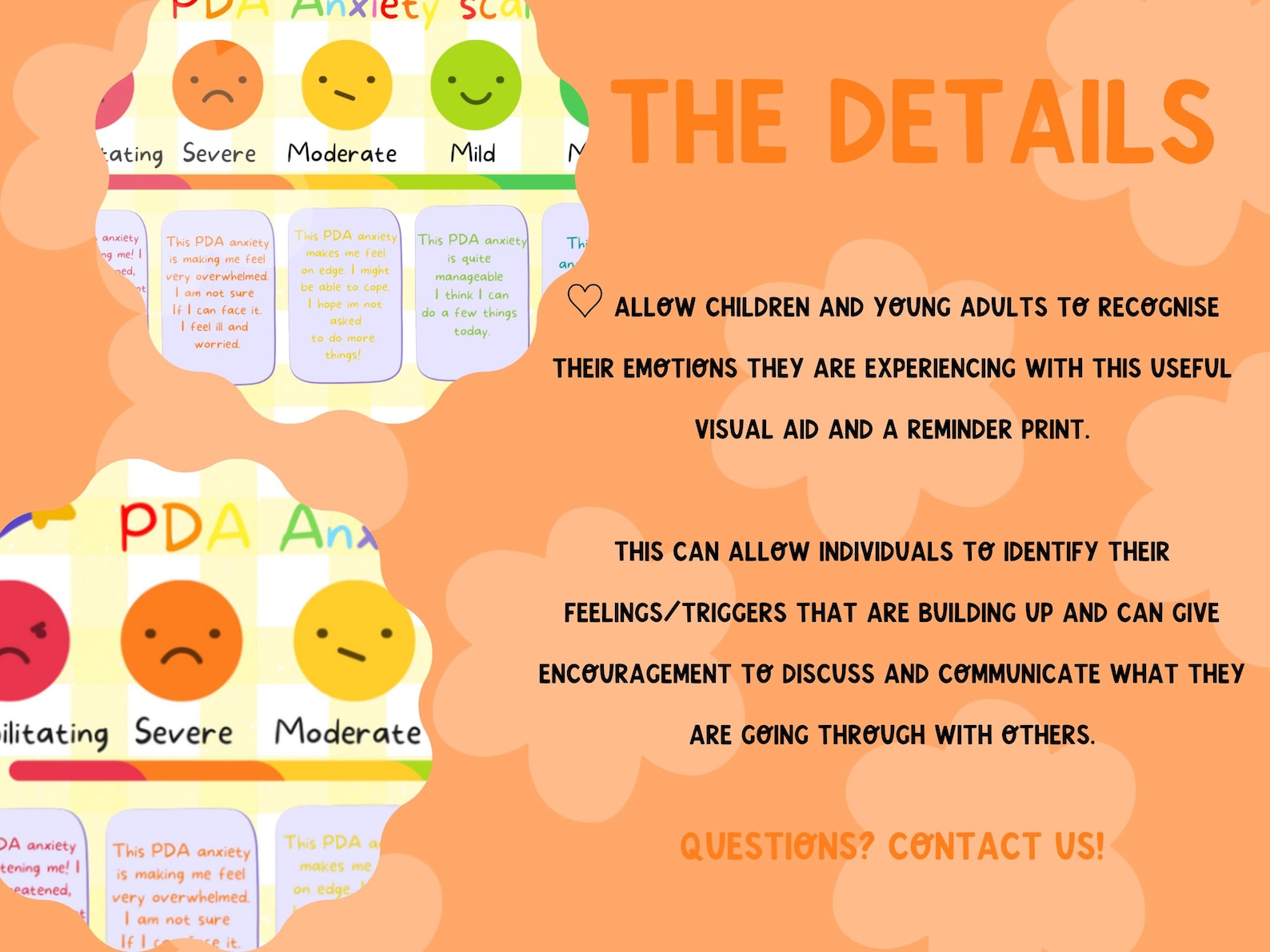 PDA, Pathological Demand Avoidance, Autism Poster: PDA Anxiety Scale ...