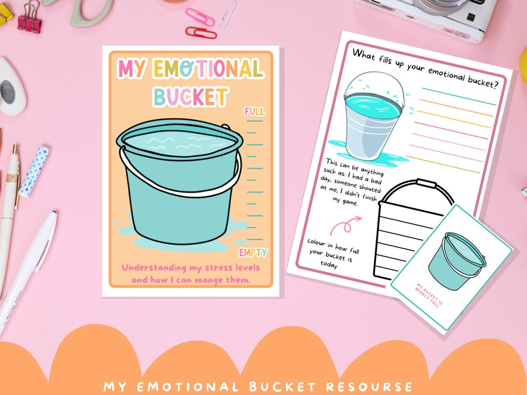 Emotional Bucket Resource for Kids Printable Digital Download ...
