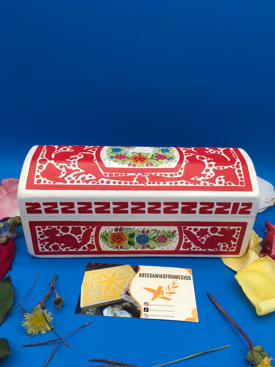 Olinala Box Based on Ground Lands Mexico Art Handmade Jewelry Boxes - Etsy