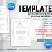Modern Bar Menu Template Editable Menu Template Bar Menu - Etsy