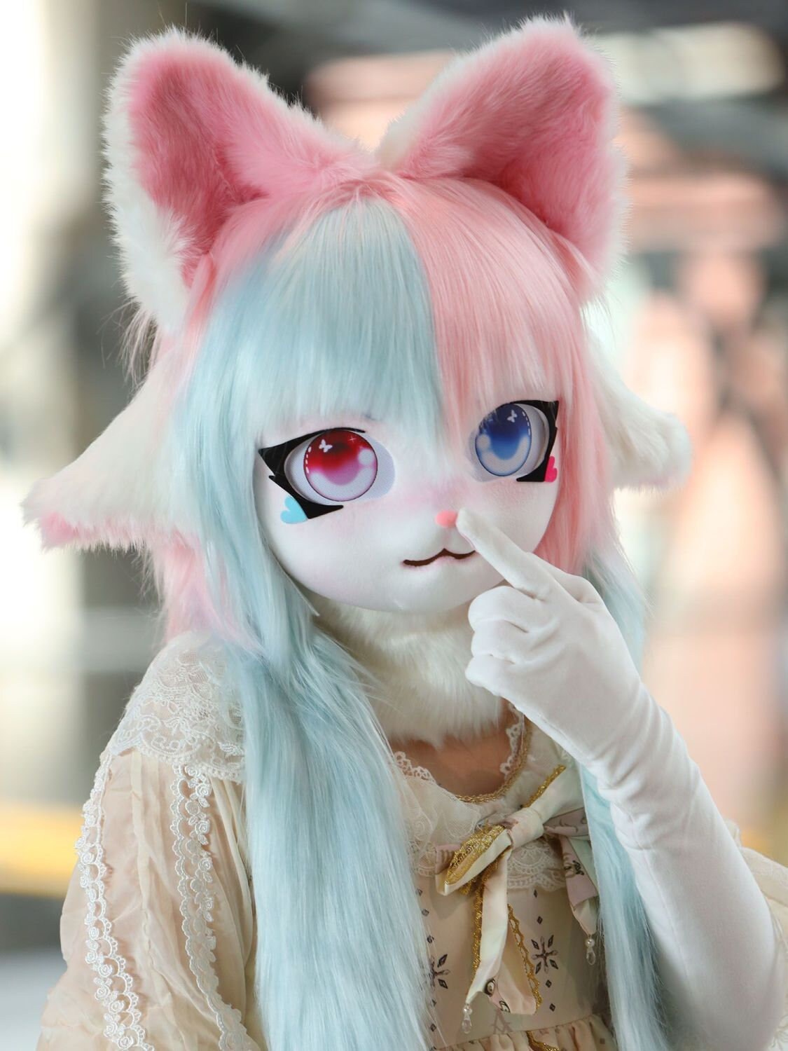 Kig Kemono Mask Head Kig Fursona Mask Furrysuit Cosplay Head - Etsy UK
