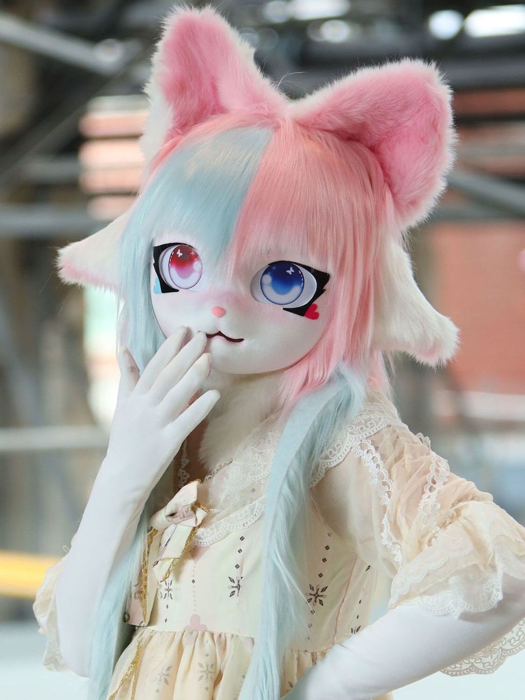 Kig Kemono Mask Head Kig Fursona Mask Furrysuit Cosplay Head - Etsy UK