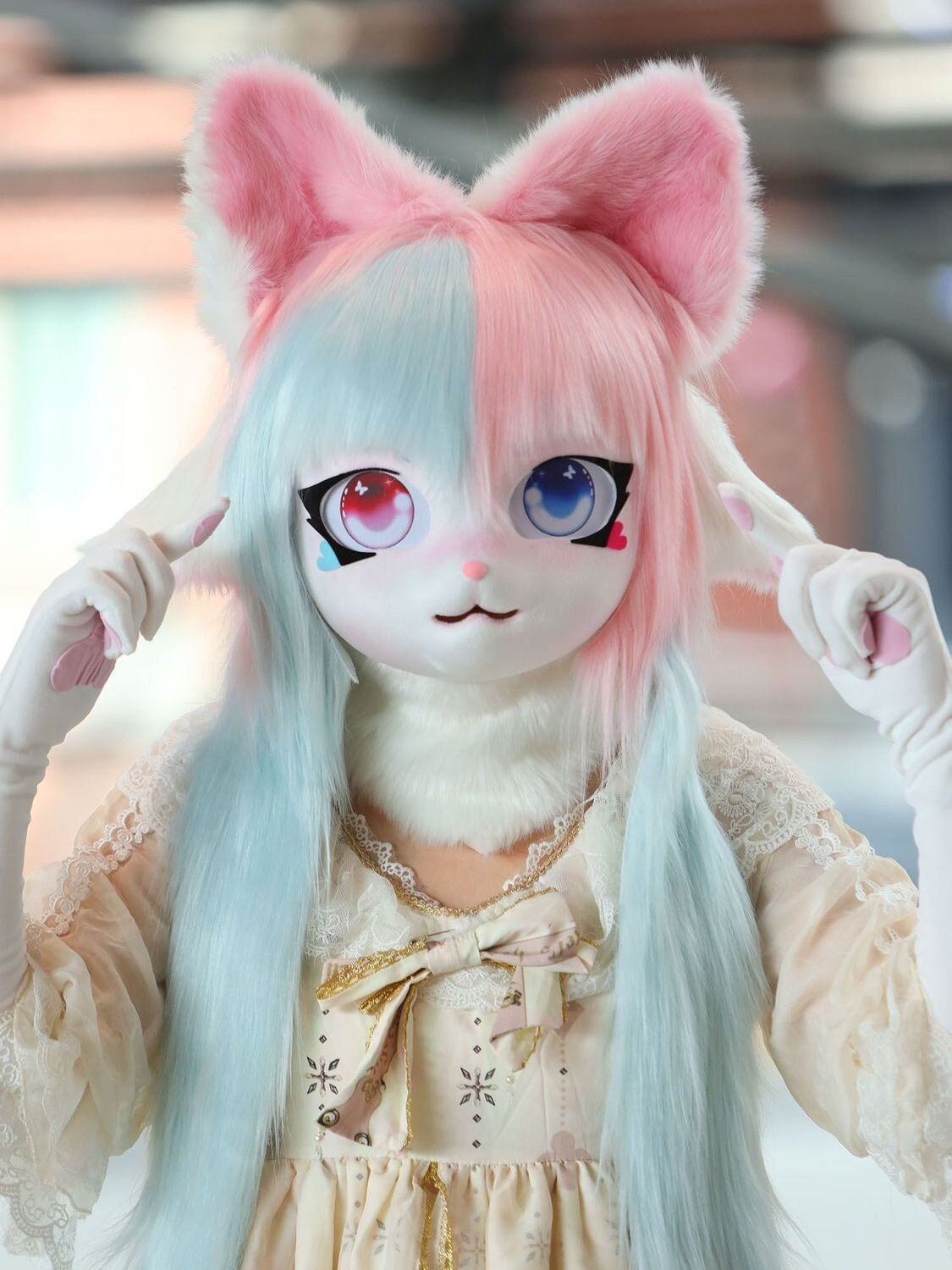 Kig Kemono Mask Head Kig Fursona Mask Furrysuit Cosplay Head - Etsy UK