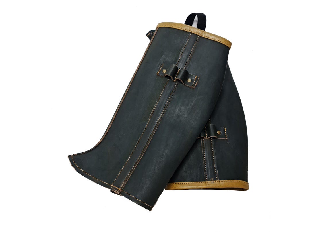 Inspired by SW Cal Kestis Jedi Survivor Leather Boot Cover, Leather ...