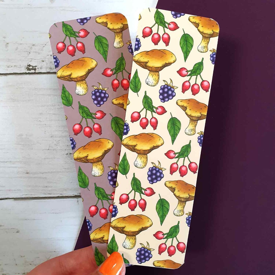 Autumn Bookmarks Matt Laminated Double Sided in 2 Designs - Etsy