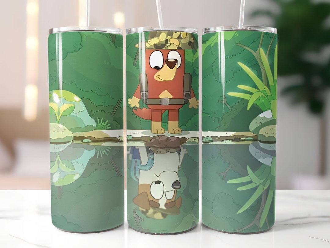 Blue Dog Tumbler Wrap ,20 Oz Skinny Tumbler Wrap, 20oz Tumbler Png ...