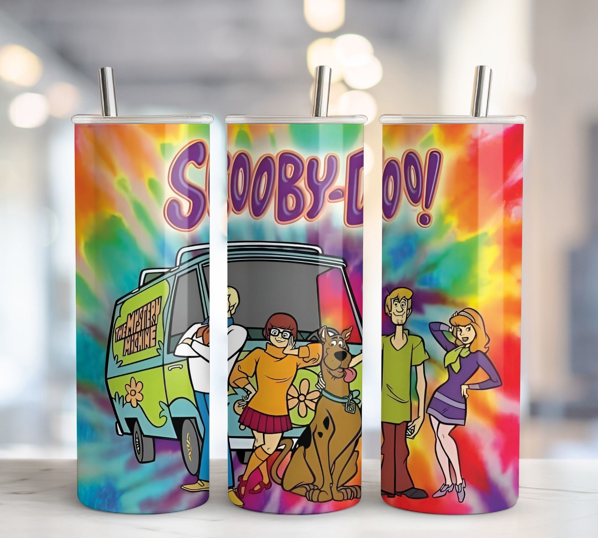 Scooby 20 Oz Tumbler Wrap,cartoon 20oz Cartoon Sublimation Design,20 Oz ...