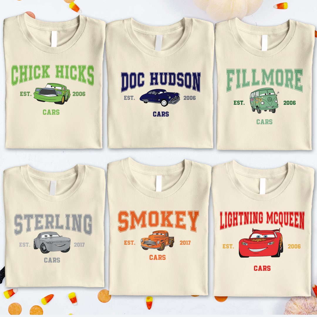 Disney Character Shirts, Cars Birthday Matching Tees, Lightning Mcqueen ...
