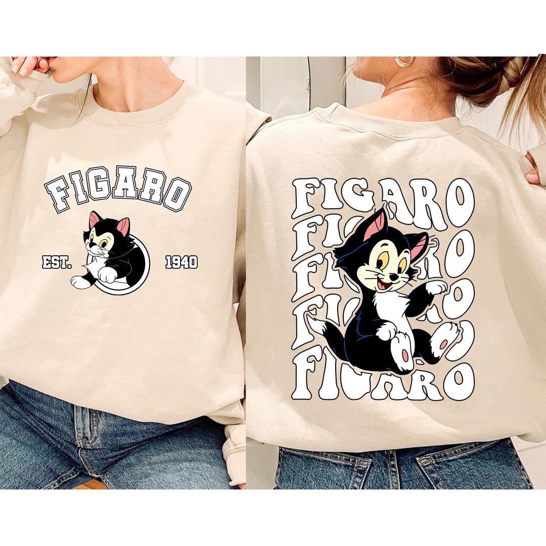 Disney Figaro Shirt, Disney Mickey Cartoon Shirt, Mickey Characters ...