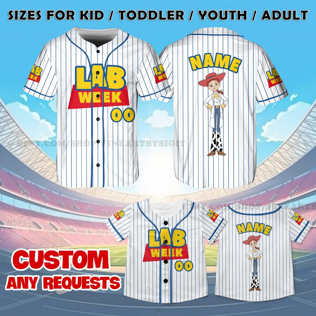 Toy Story Jessie Jersey Shirt, Jessie Lab Week 2026 Shirt, Toy Story ...