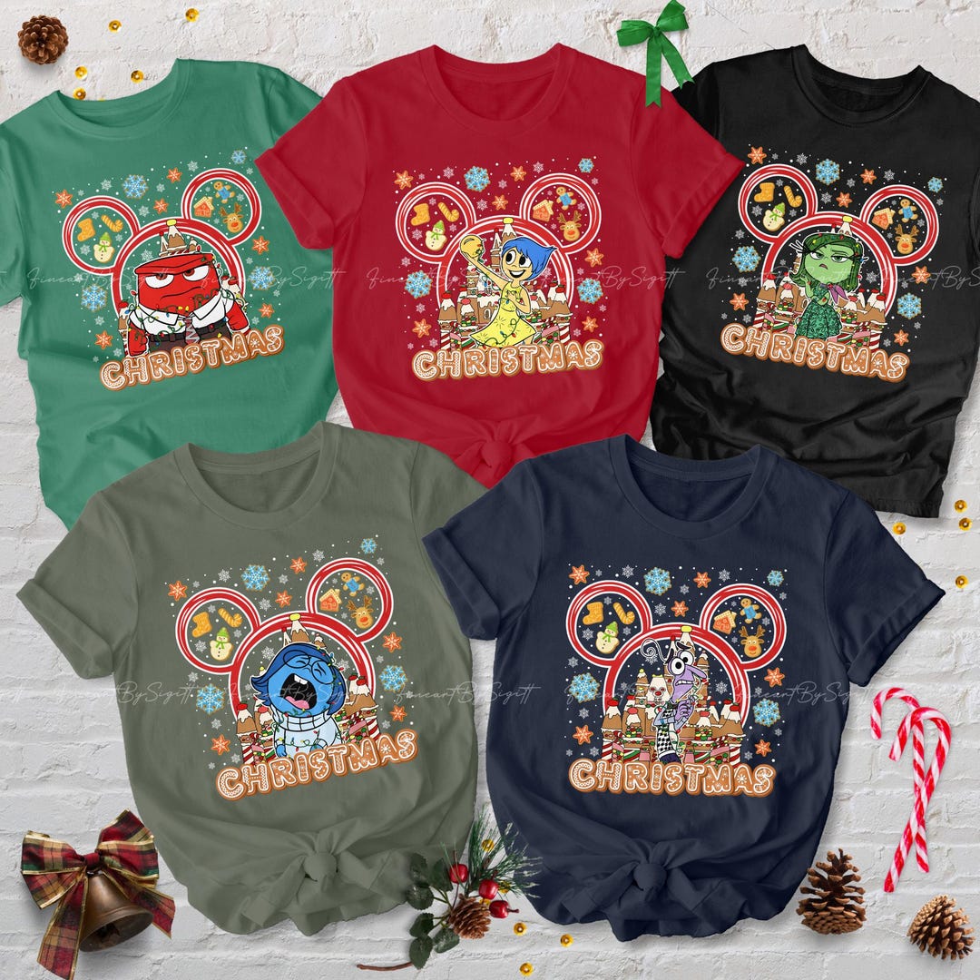 Inside Out Mickey Mouse Christmas Shirt, Disney Inside Out Christmas ...