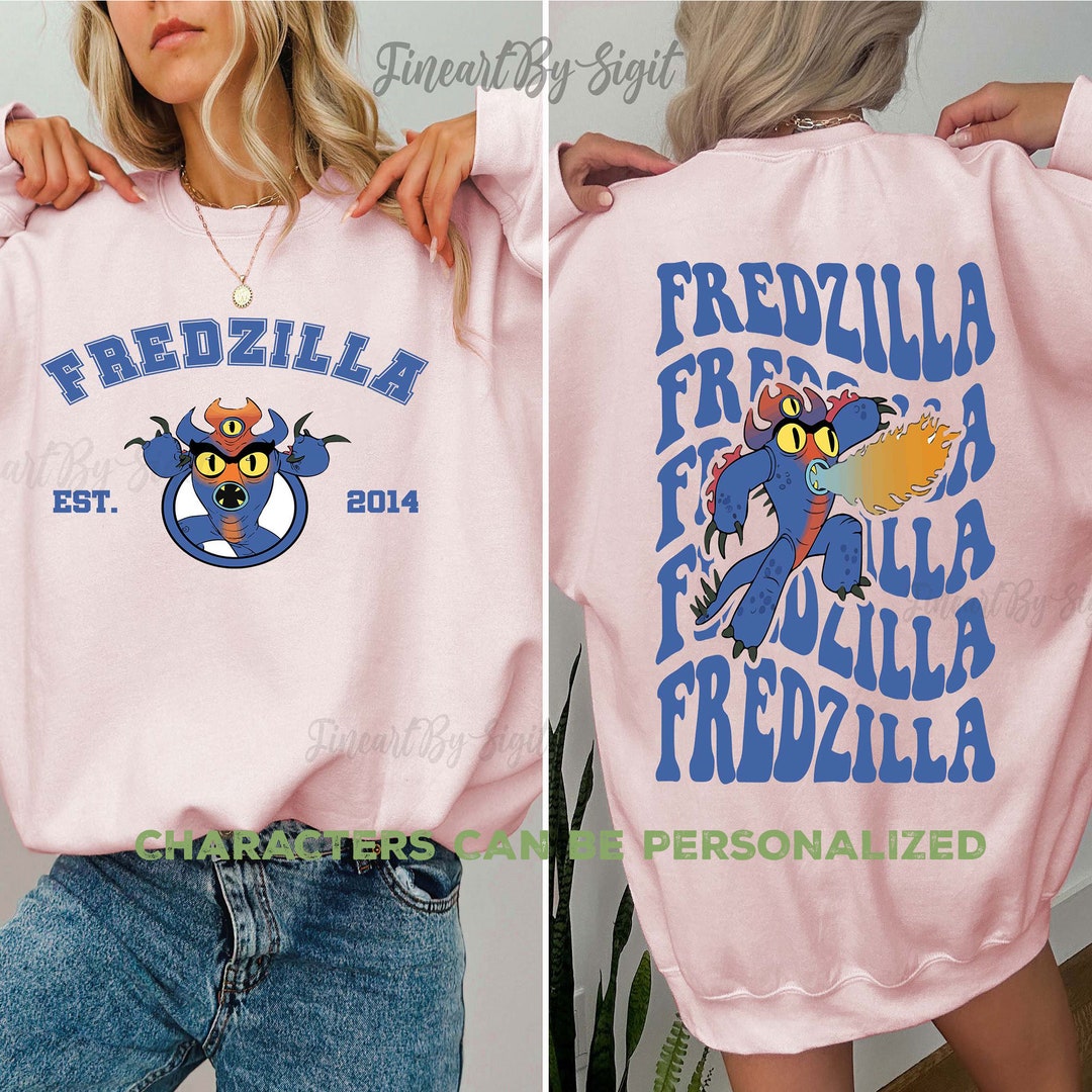 Custom Fredzilla Big Hero 6 Shirt, Fredzilla Shirt, Baymax Shirt ...