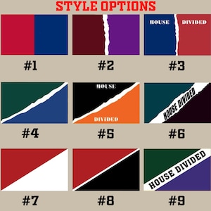 Custom House Divided Doormat, College Football - Basketball - Hockey ...