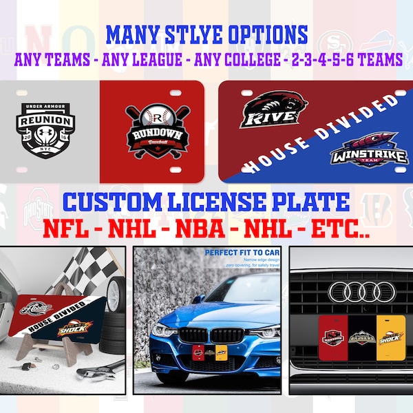 Football Teams Plates - Etsy