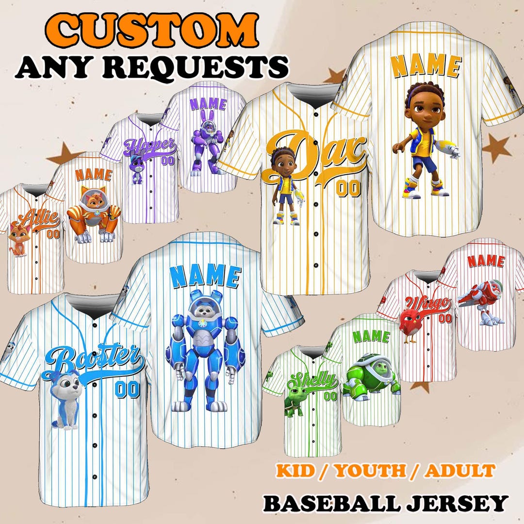 Robogobo Costume Jersey, Robogobo Shelly Wingo Jersey, Robogobo Dax ...