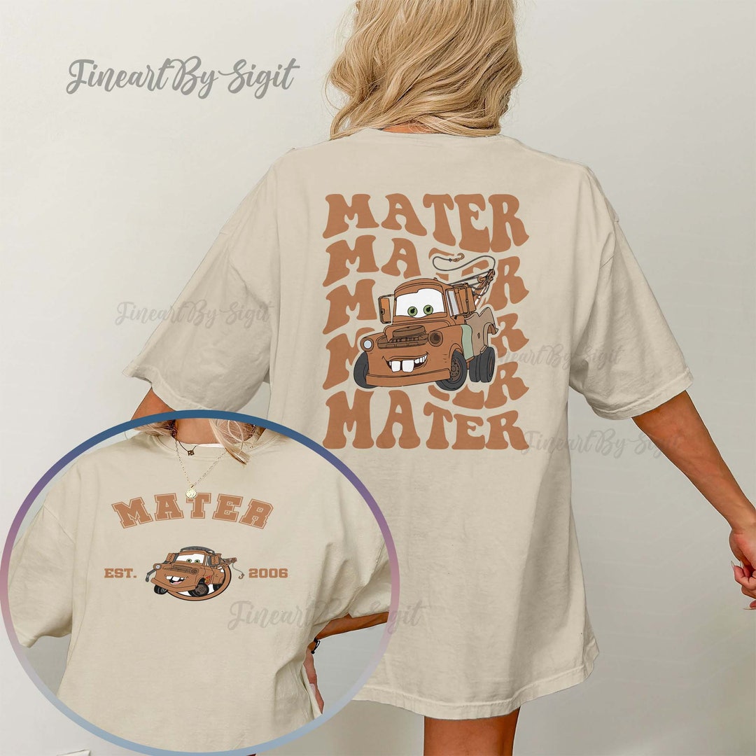 Pixar Cars Mater Shirt, Mater and Friends Matching Tee, Mater and ...