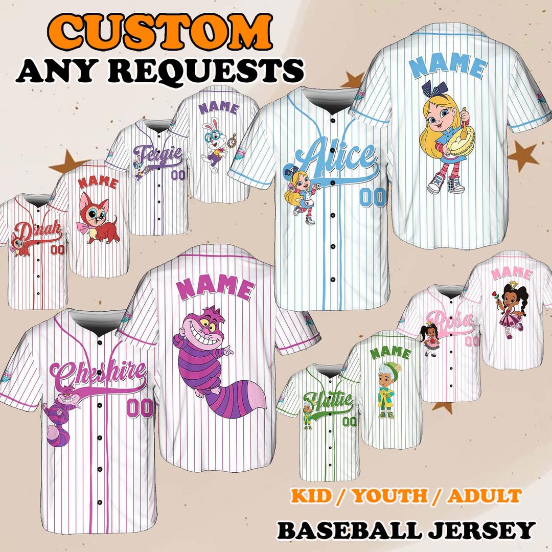Alice's Wonderland Bakery Costume Jersey, Alice Hattie Fergie Rosa ...