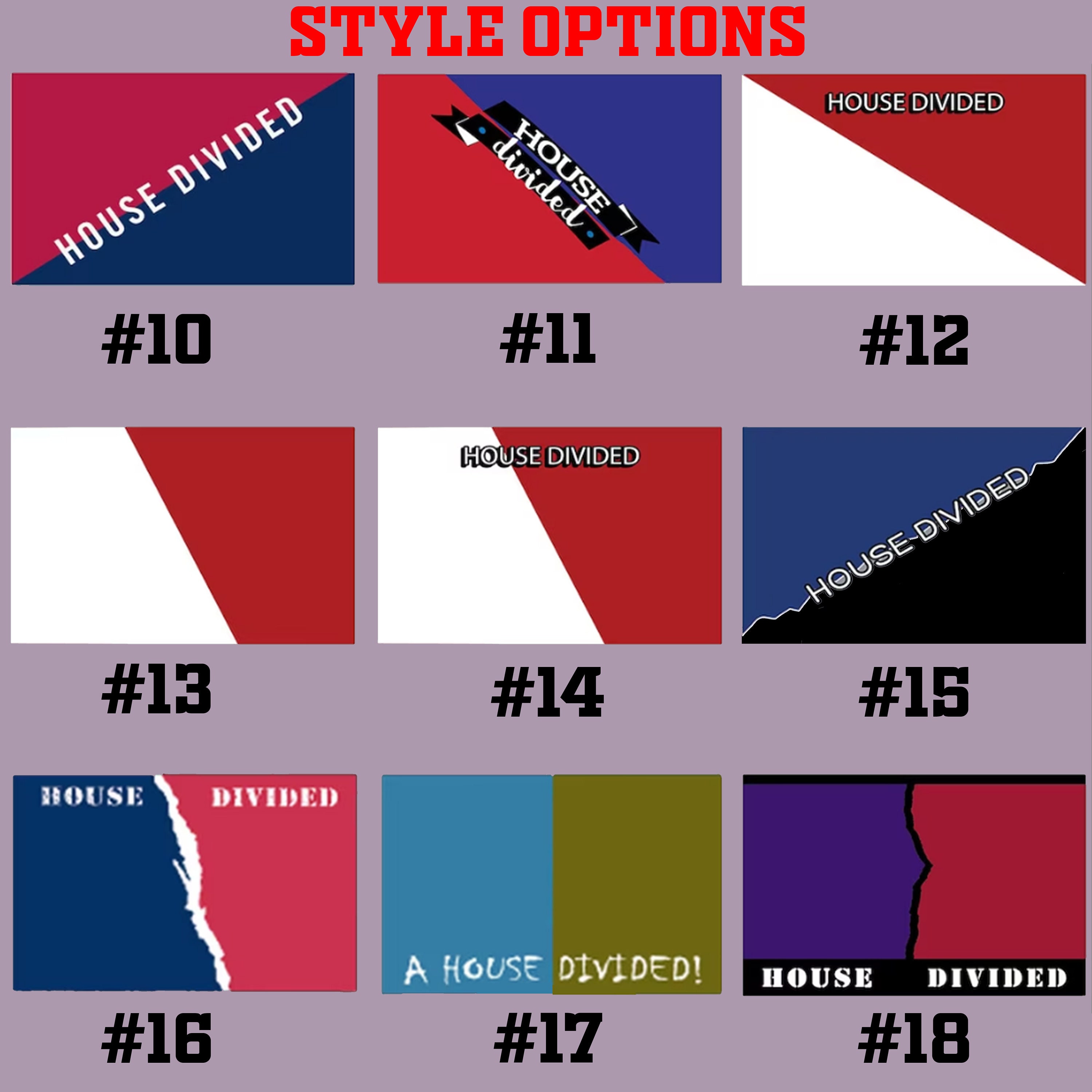 Custom House Divided Flag, Sport Teams Logo Flag, College Football Flag ...